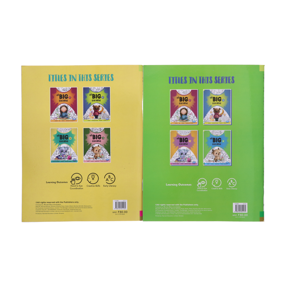 Navneet My Big Colouring Book -III and IV Bold, big and eye-catching i
