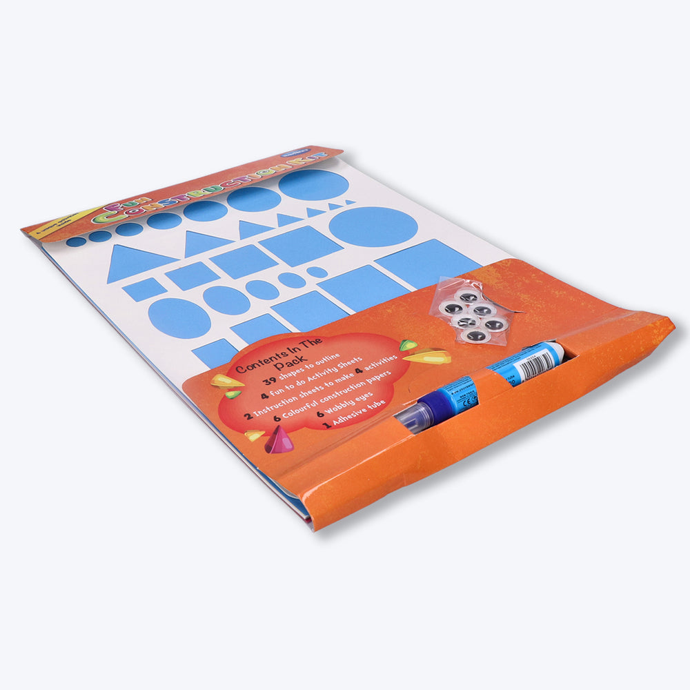Navneet Fun Construction Kit- Fun DIY Craft for young artists- Mess Fr