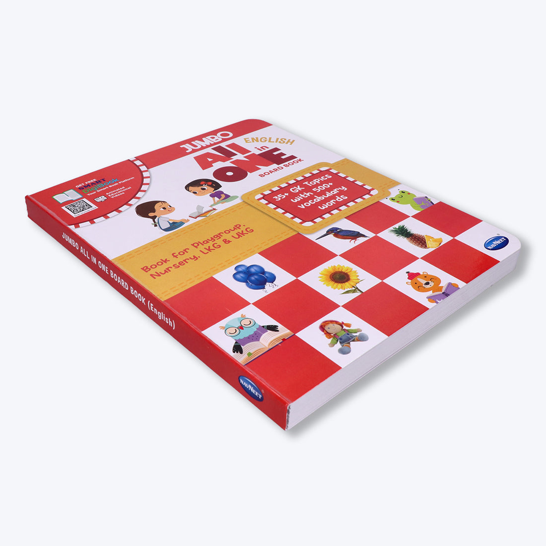 Navneet All In One Board Book (Eng.) - First Early Learning book for K