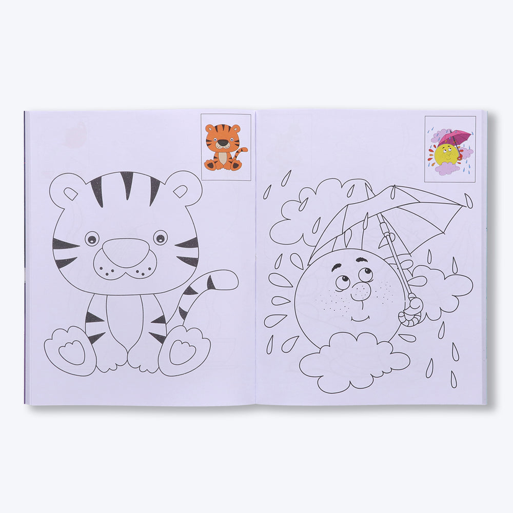 Navneet Jumbo Copy Colouring Book 1 Best for toddlers and younger kids