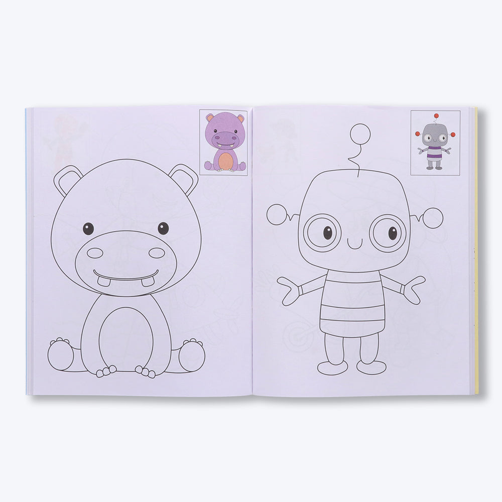 Navneet Jumbo Copy Colouring Book 3 Best for toddlers and younger kids