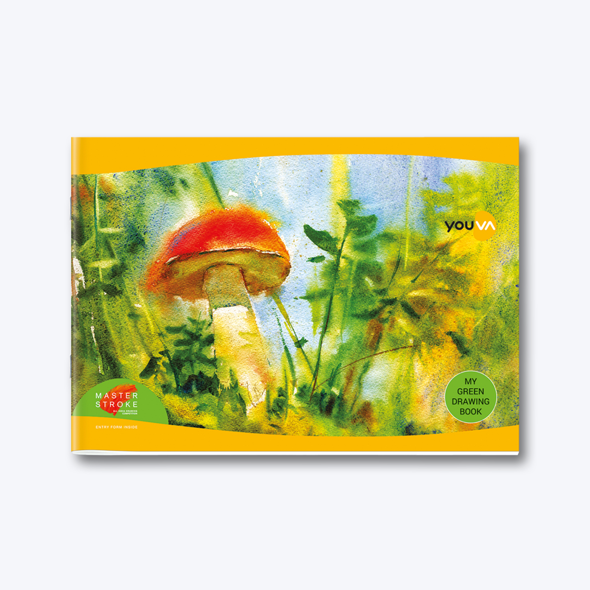 Green Drawing Book (Small Size) YOUVA Drawing Book Pack Of 3