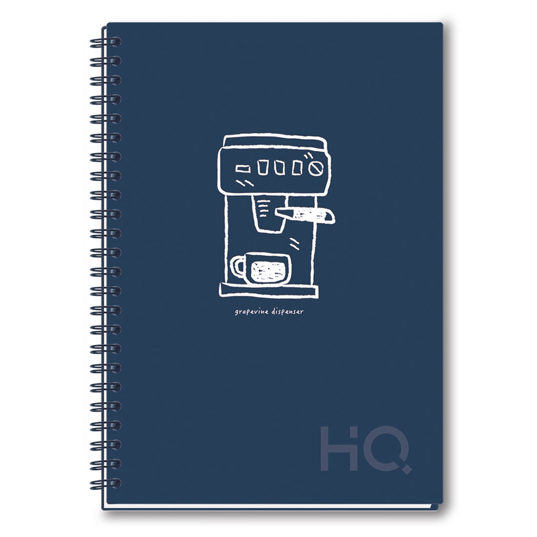 Navneet HQ | Hard Cover Notebook - Corporate Edge (Blue) for Office an