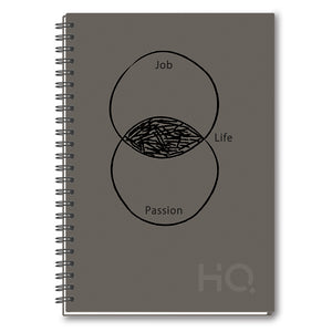 Navneet HQ | Hard Cover Notebook - Corporate Edge (Gray) for Office an