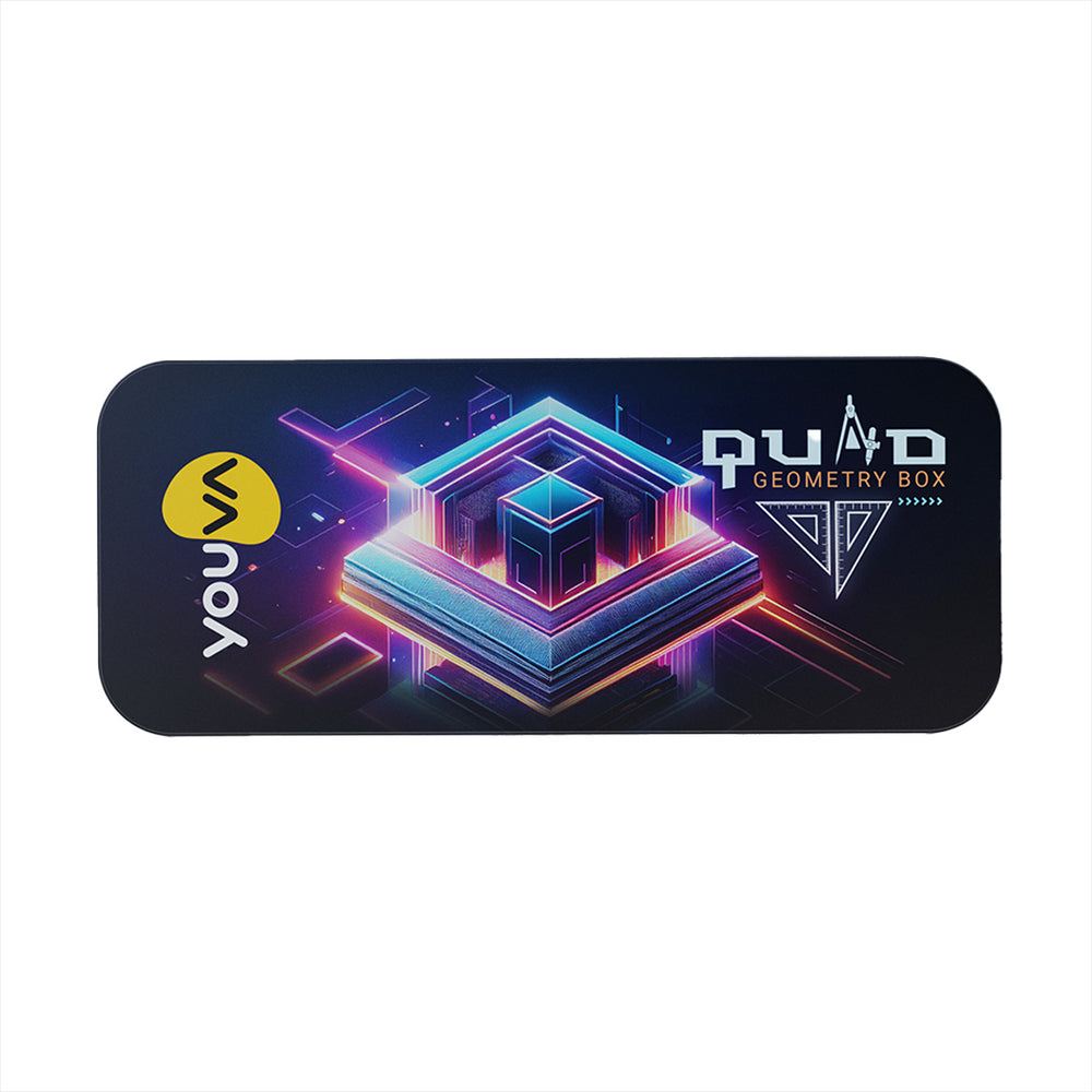 Youva Quad Geometry Box|Design is inspired by AI |For School Students