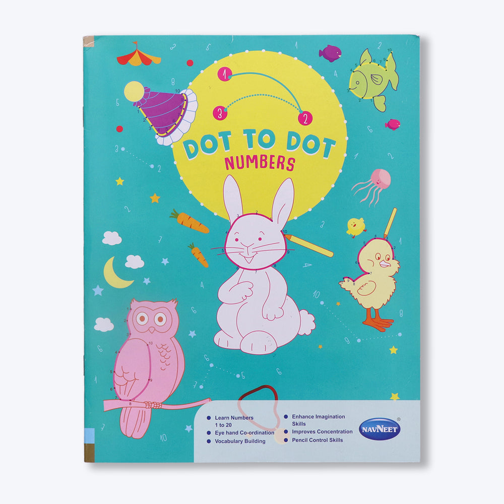 Navneet Dot 2 Dot -Fun with alphabets, Numbers and Shapes -drawing and