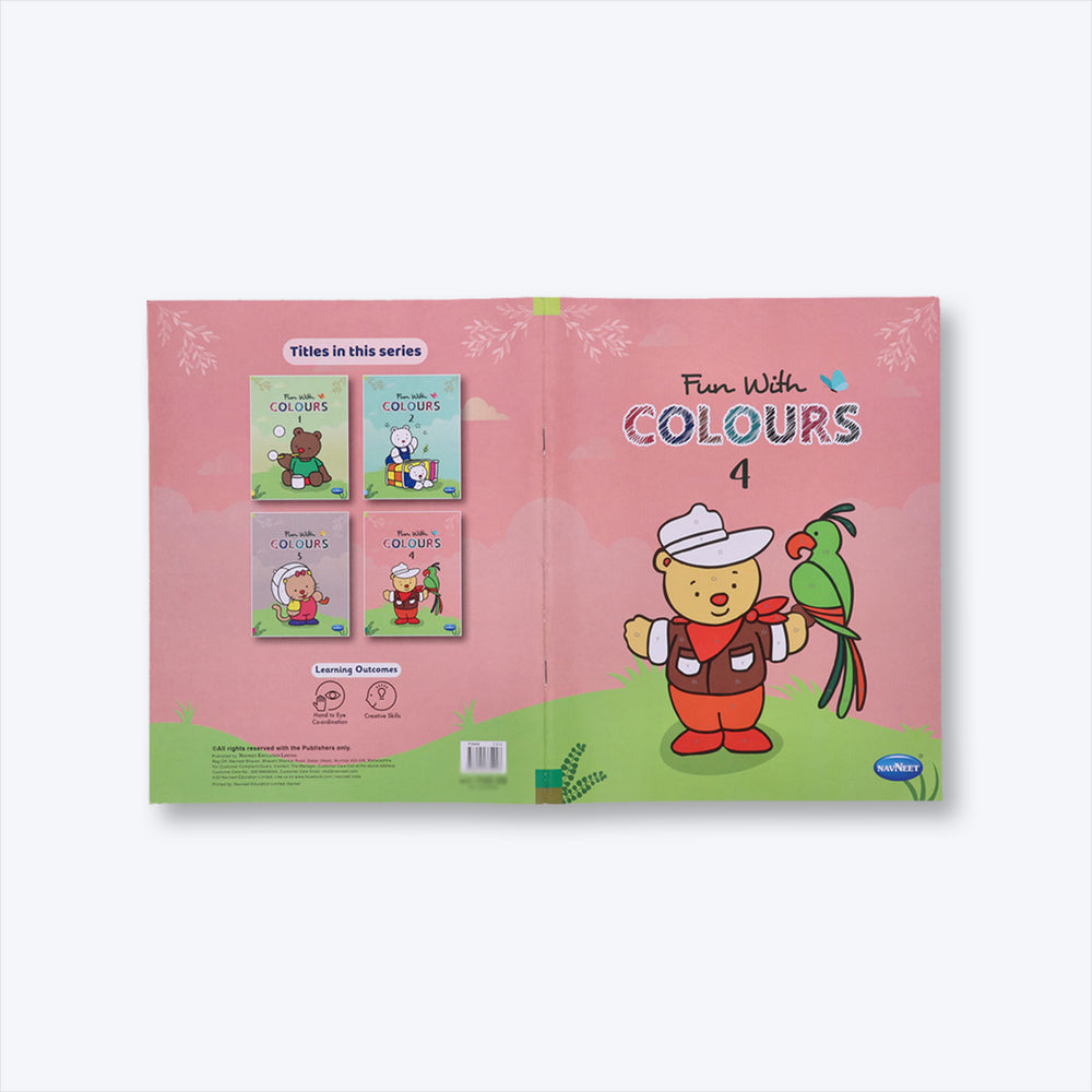 Navneet Fun with colour book series - I to IV colouring book series fo